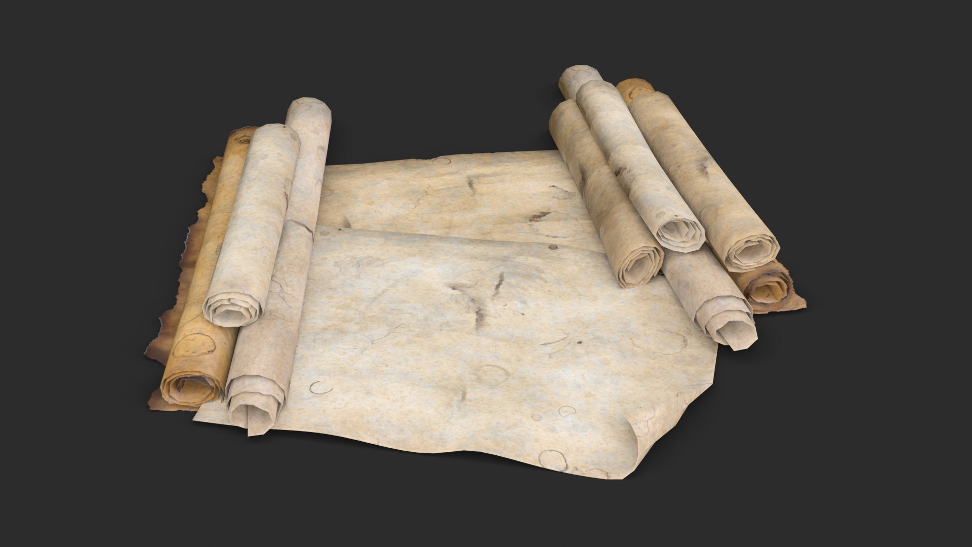 Old Parchment 3D - TurboSquid 1676268