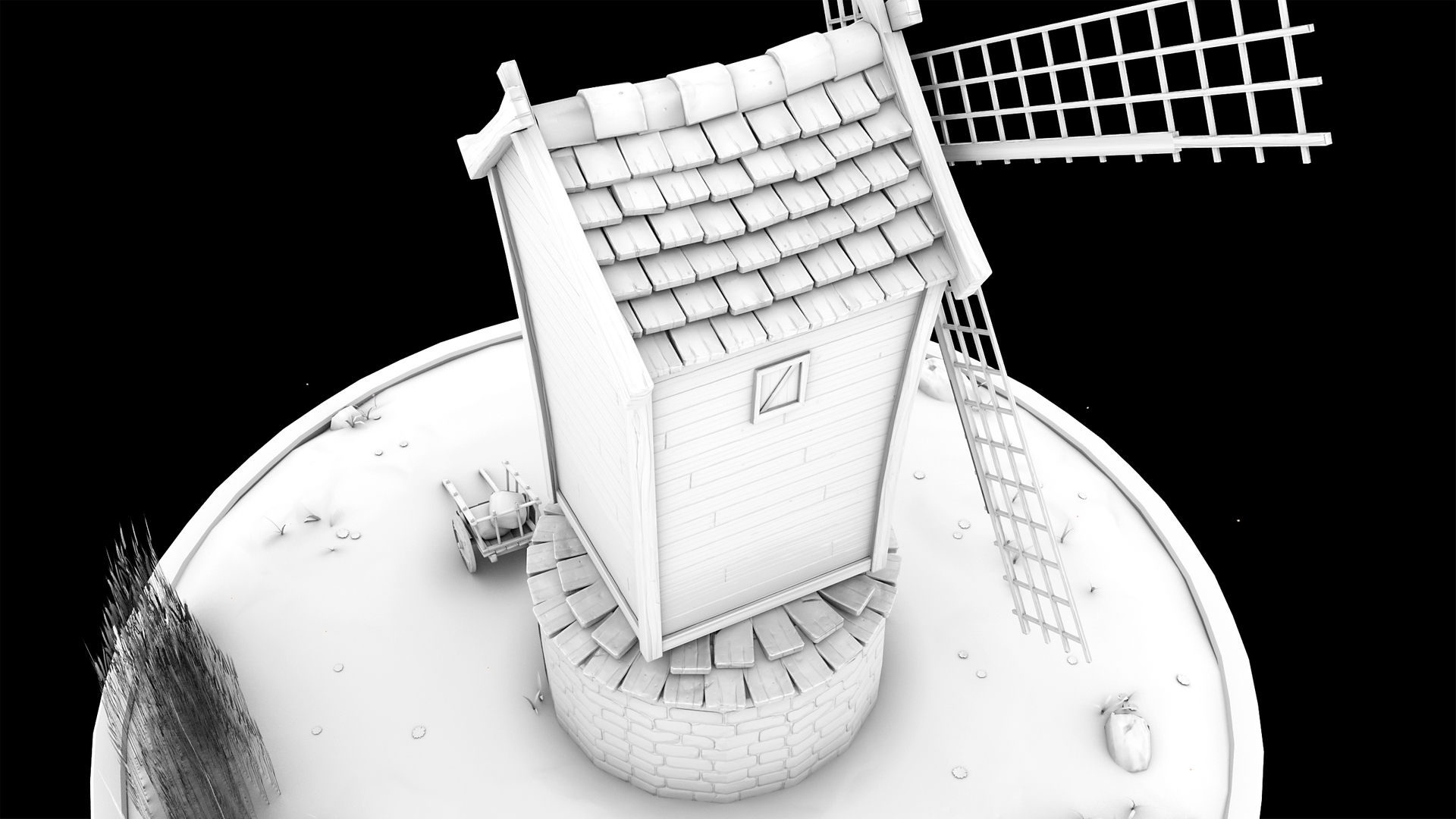 3D model stylized windmill - TurboSquid 1435020