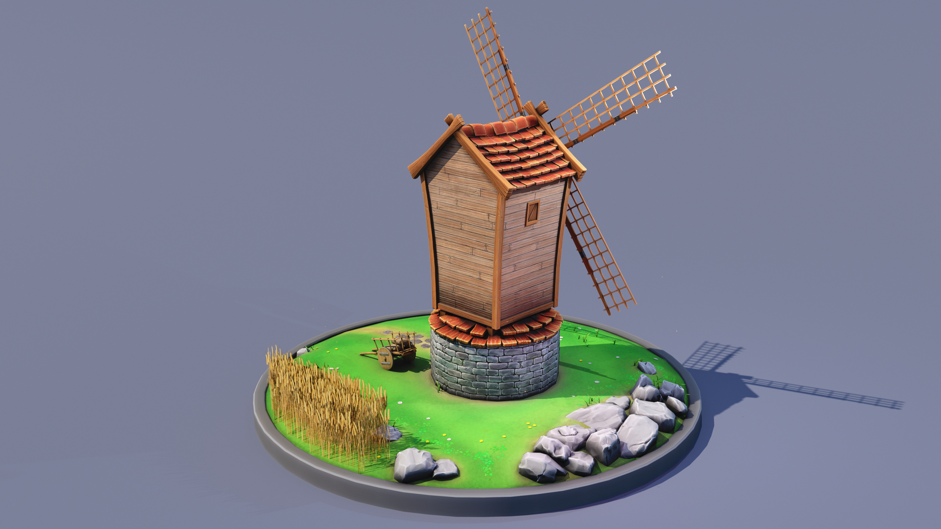 3D model stylized windmill - TurboSquid 1435020