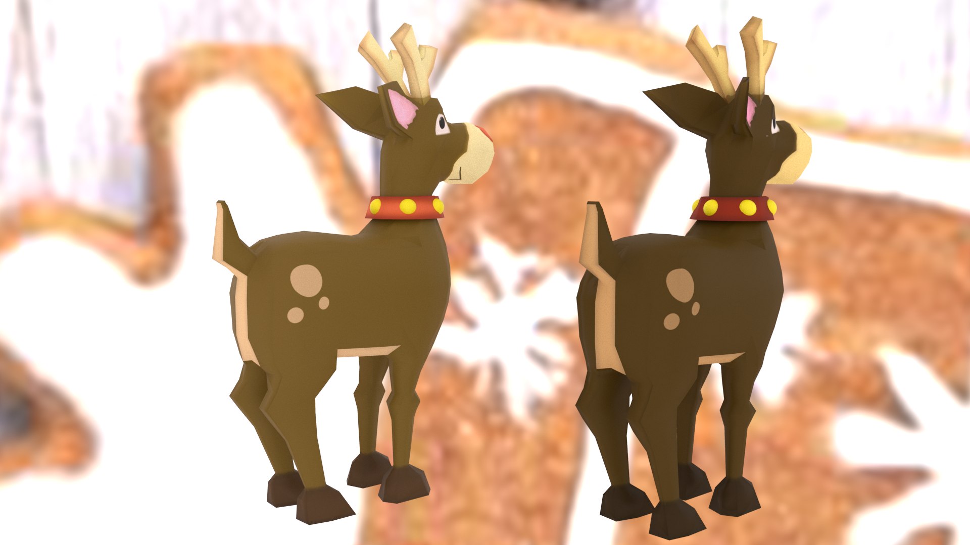 3D model rudolph pack - TurboSquid 1991341