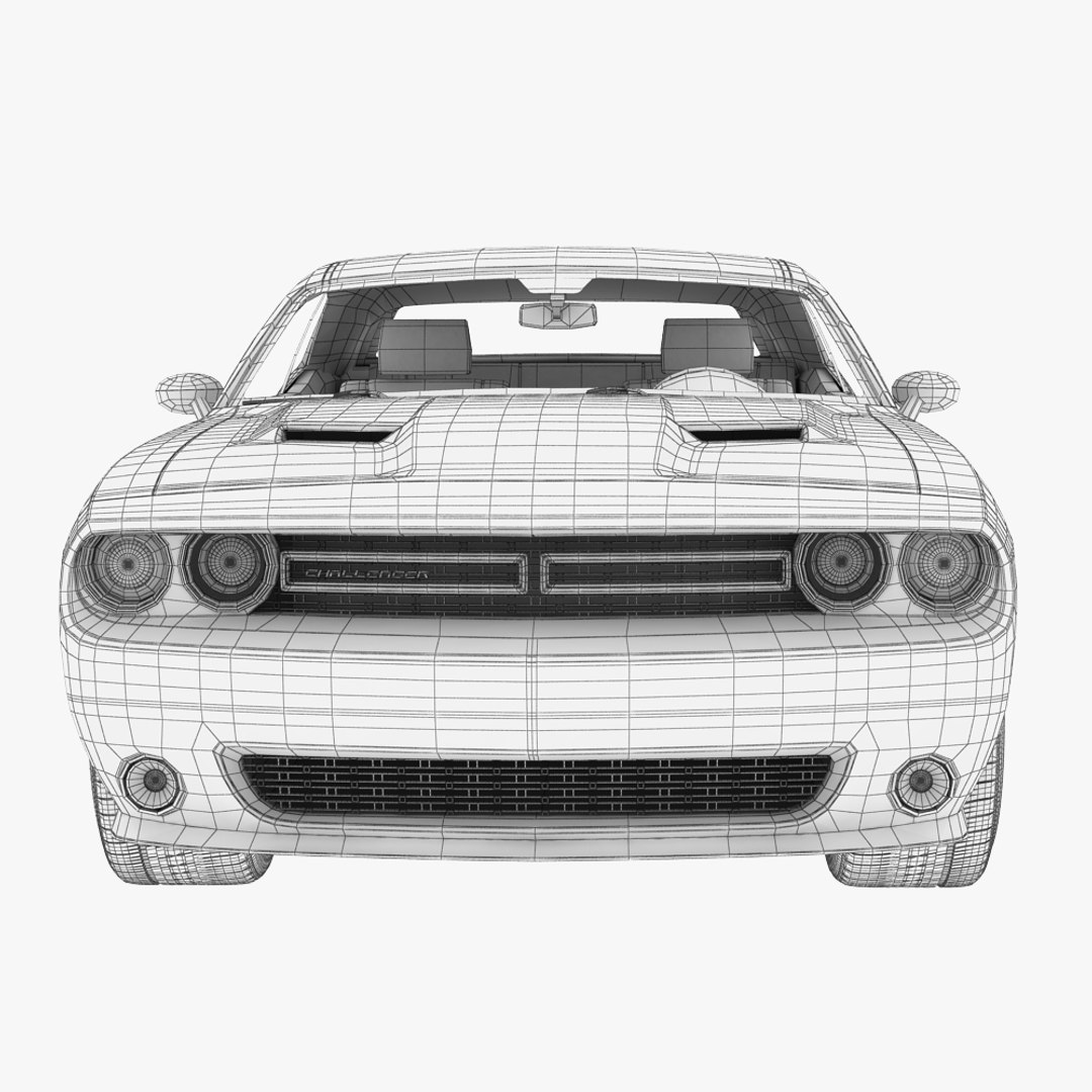dodge challenger 2015 3d model