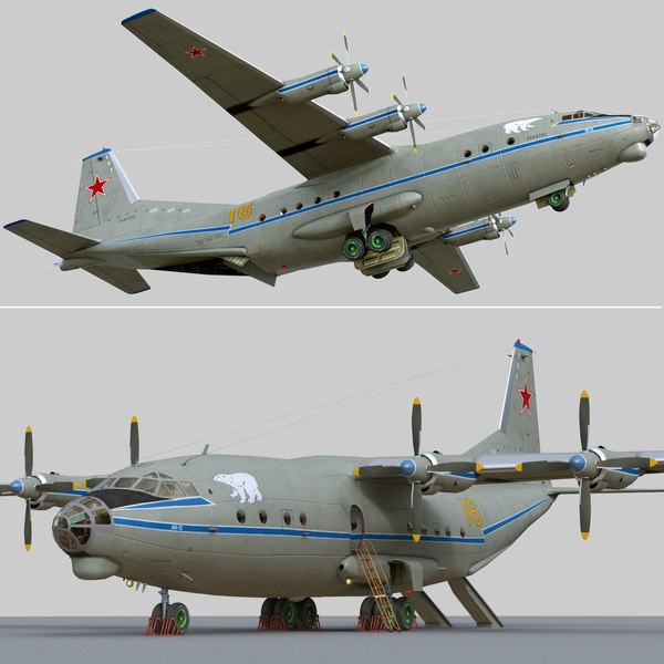 Antonov Aircraft 3D Models for Download | TurboSquid