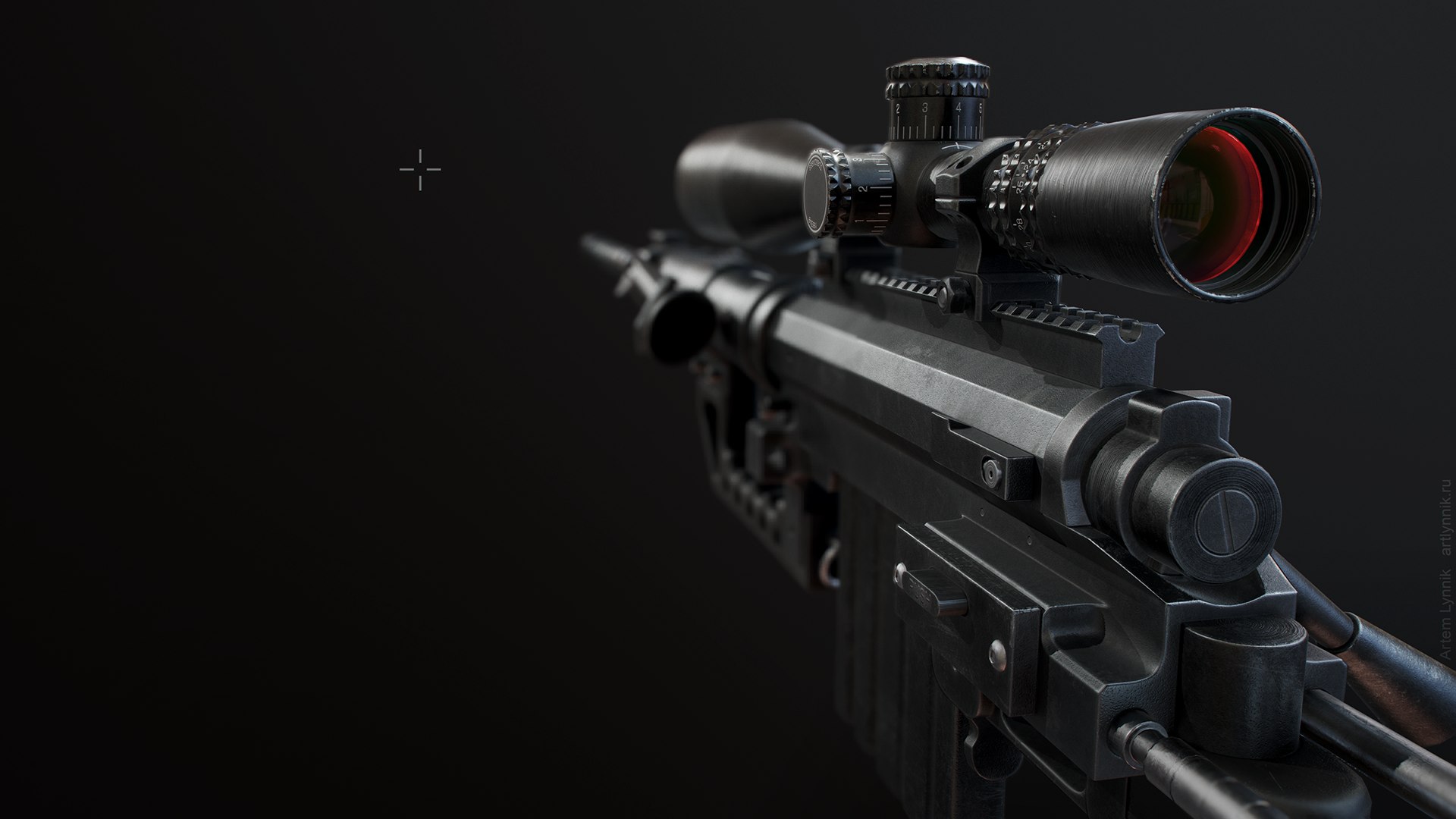 3D sniper rifle model - TurboSquid 1292263