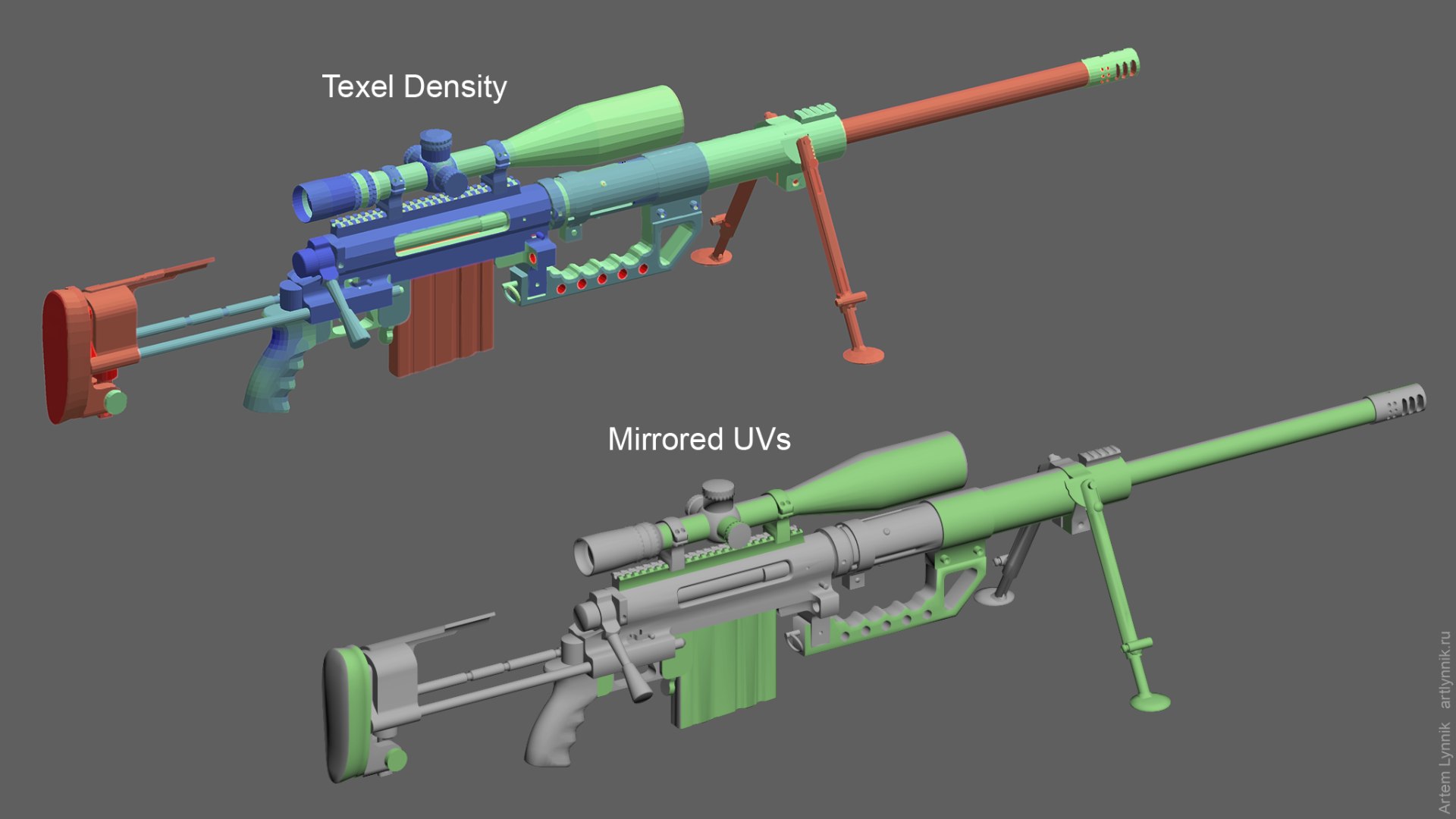 3D Sniper Rifle Model - TurboSquid 1292263