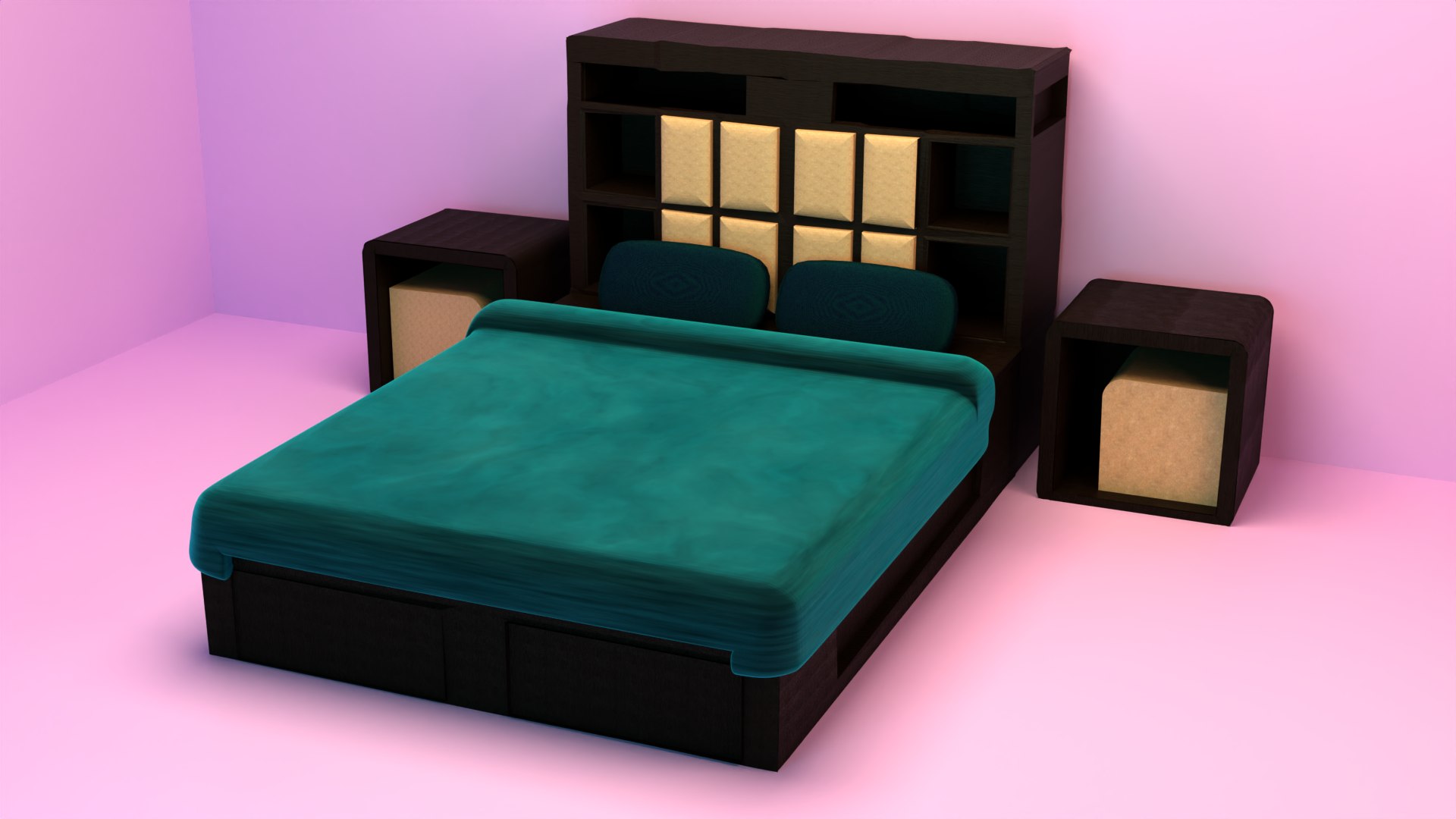 3D Bed For Bedroom - TurboSquid 2148265