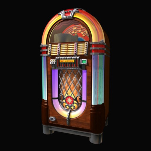 wurlitzer jukebox 3d model