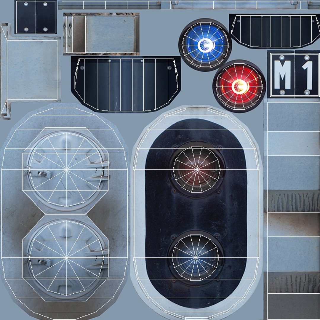 3d Railway Dwarf Traffic Light