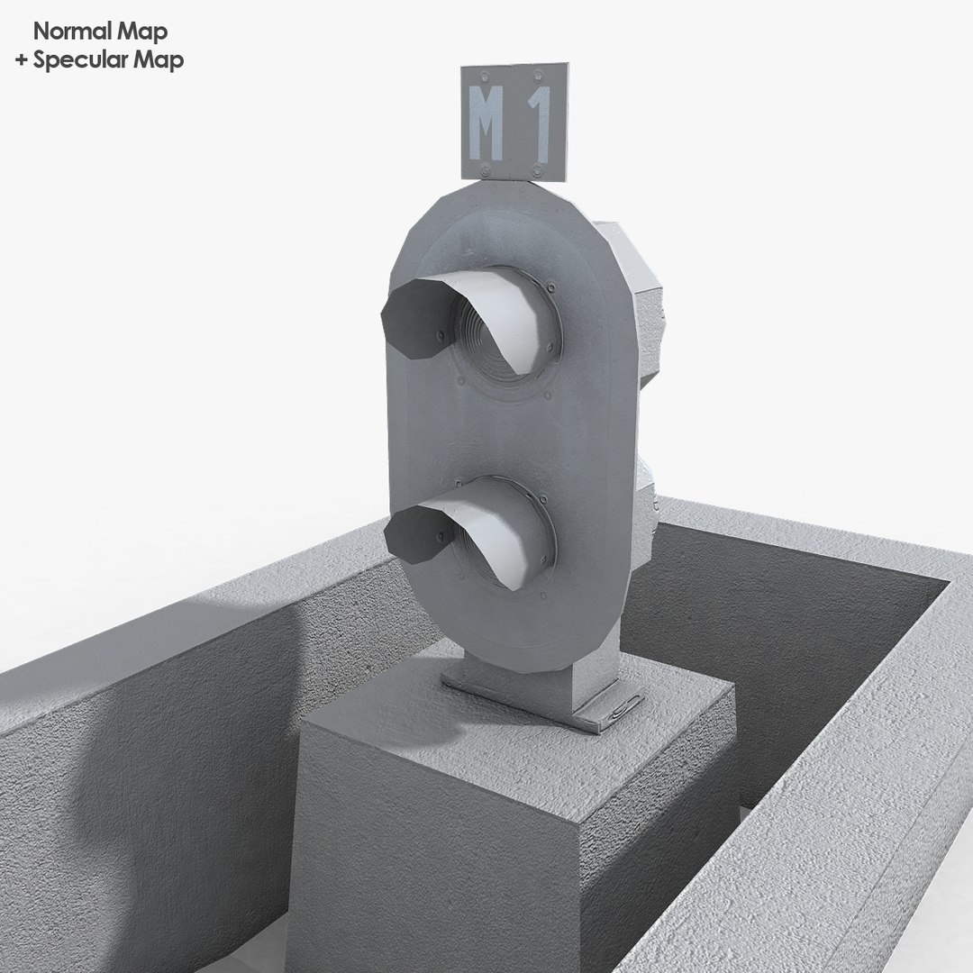 3d Railway Dwarf Traffic Light