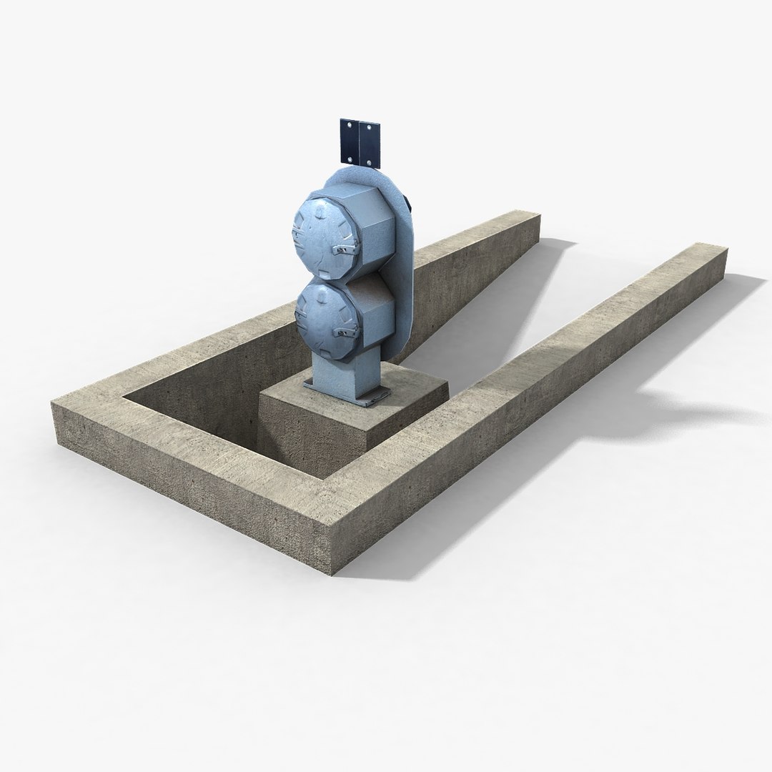 3d Railway Dwarf Traffic Light