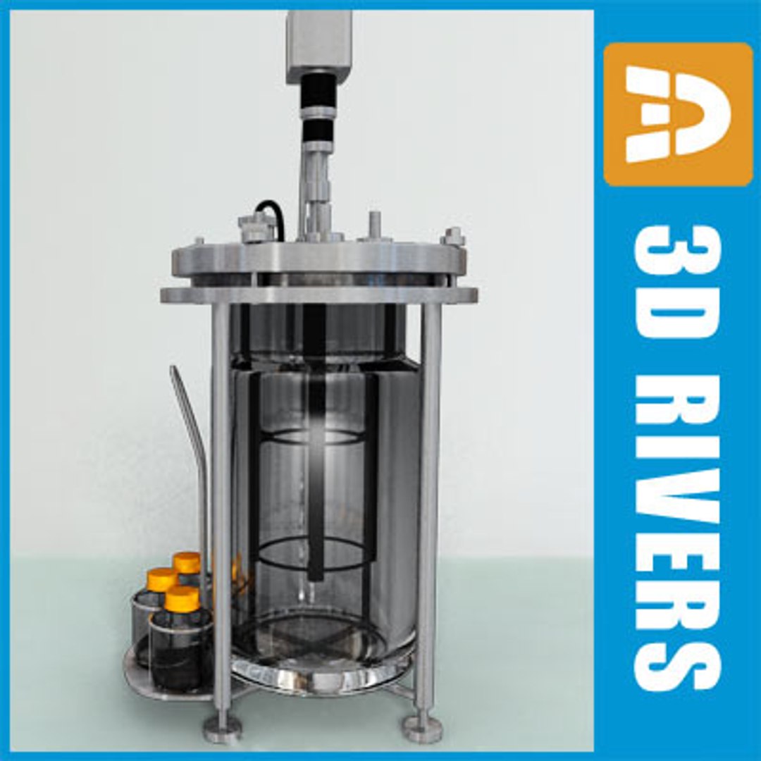 3d model of lab bioreactor laboratories