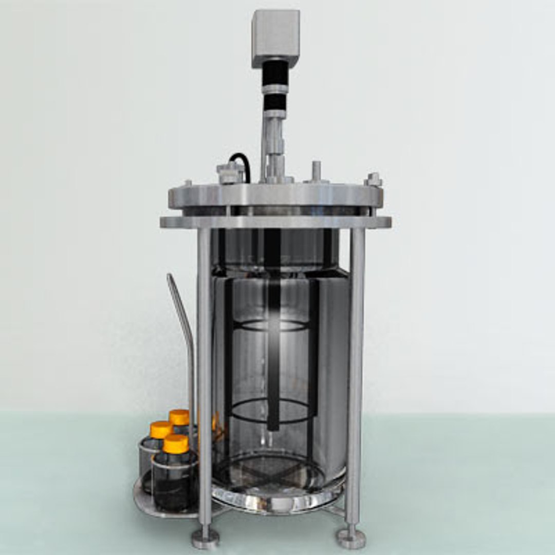 3d model of lab bioreactor laboratories