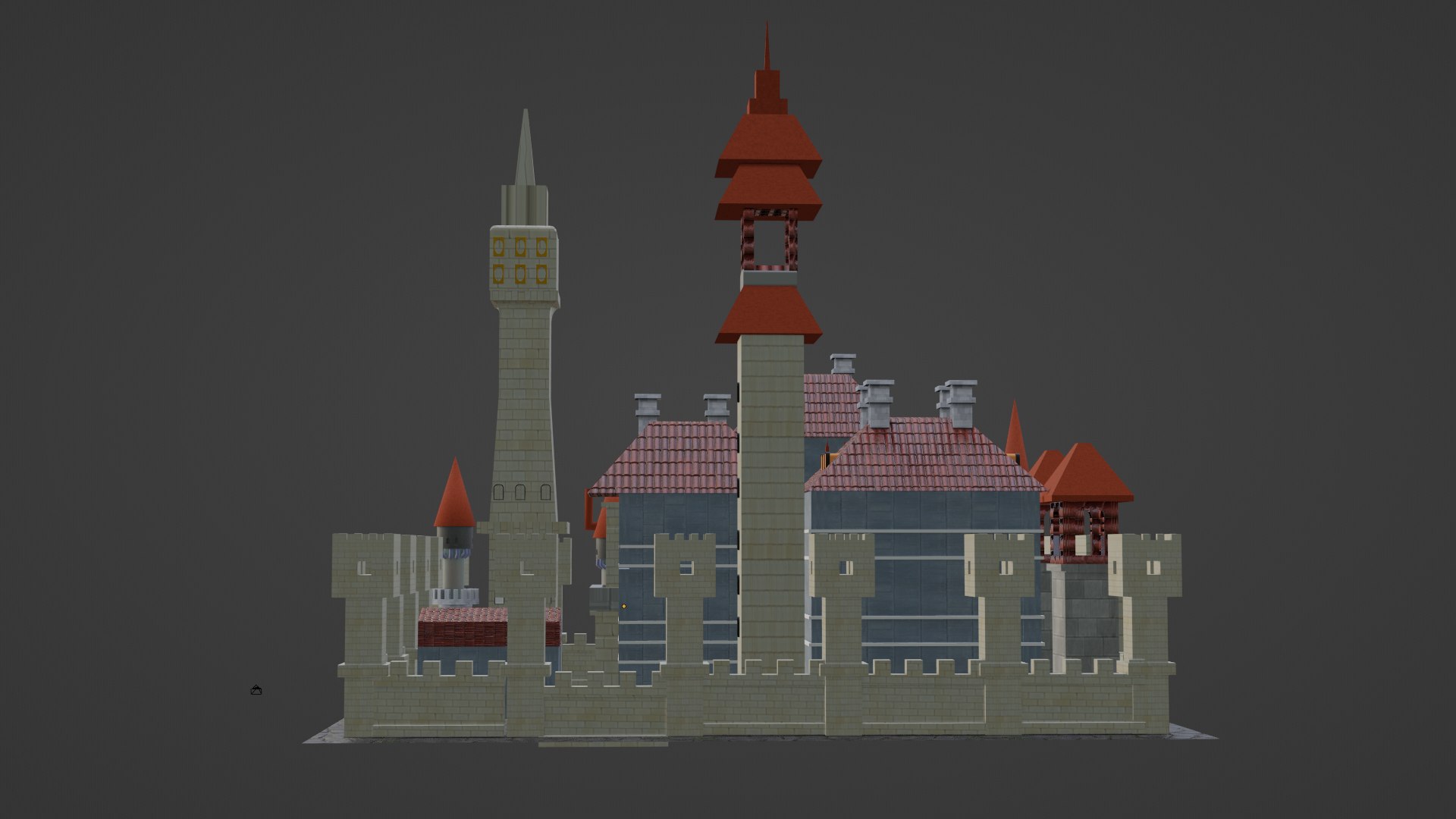 3D model castel - TurboSquid 1840188