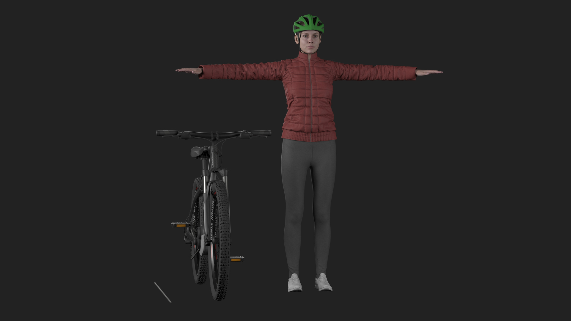 3D Woman Bike Rider Model - TurboSquid 2336013