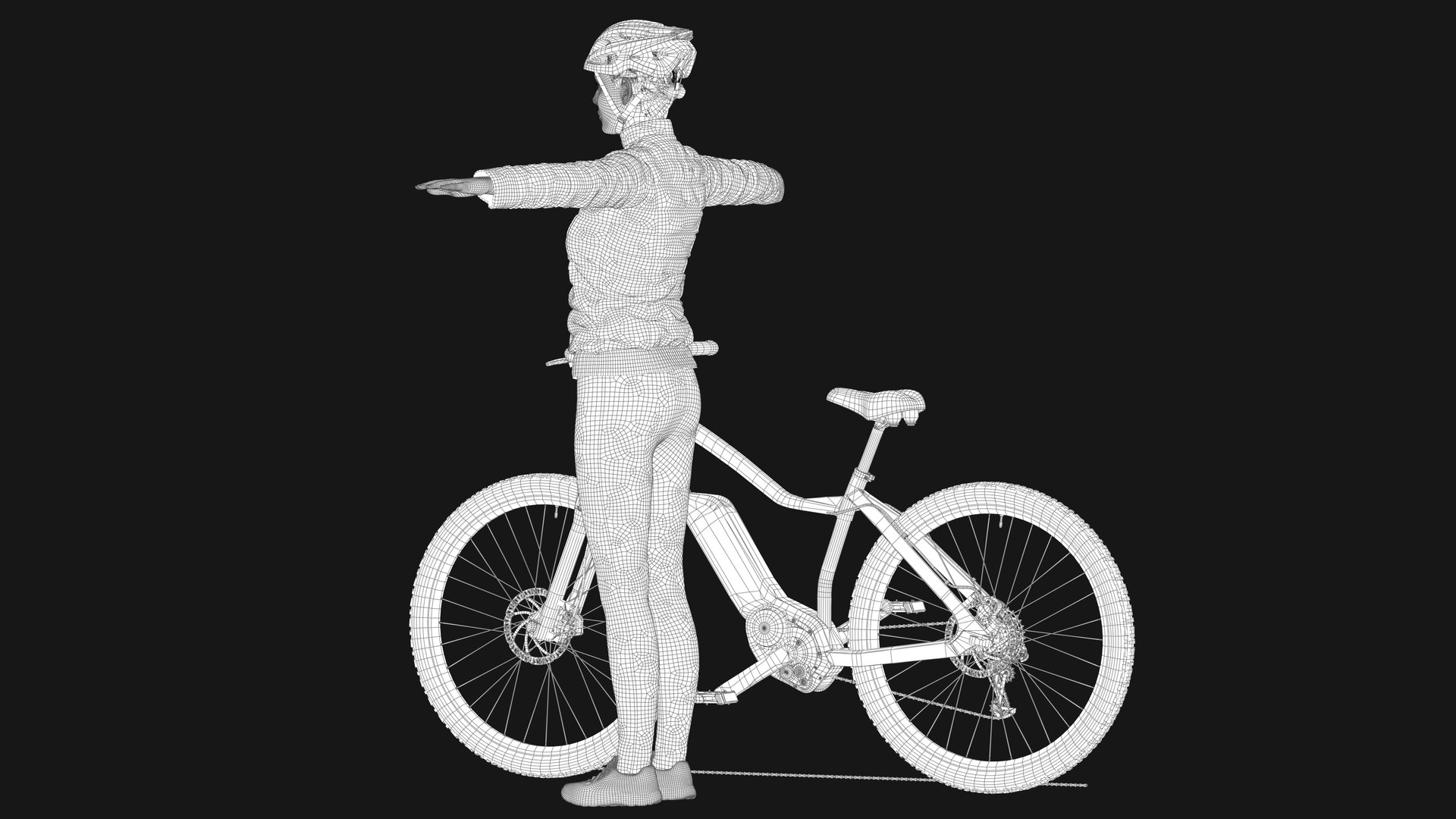 3D Woman Bike Rider Model - TurboSquid 2336013