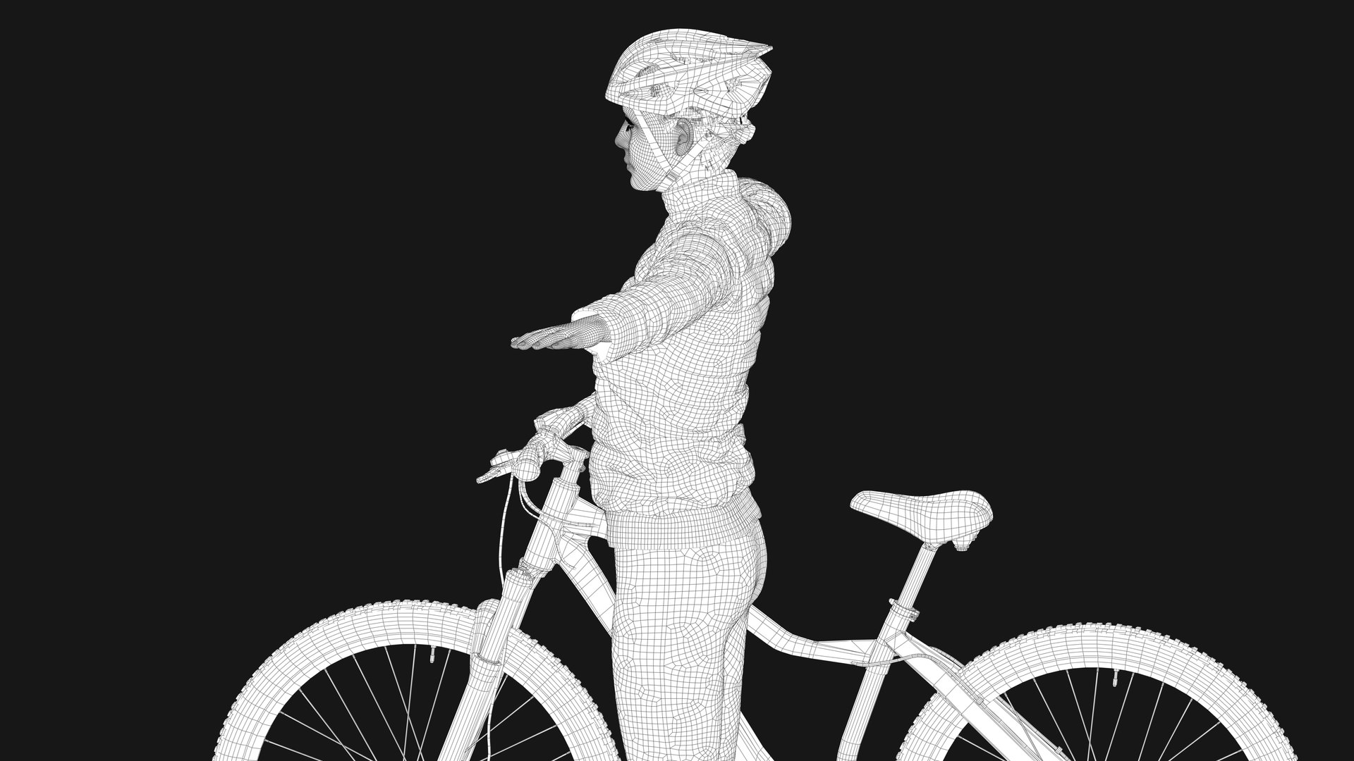 3D Woman Bike Rider Model - TurboSquid 2336013