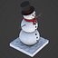 Realistic Snowman Max