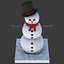 Realistic Snowman Max