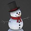 Realistic Snowman Max