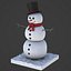 Realistic Snowman Max
