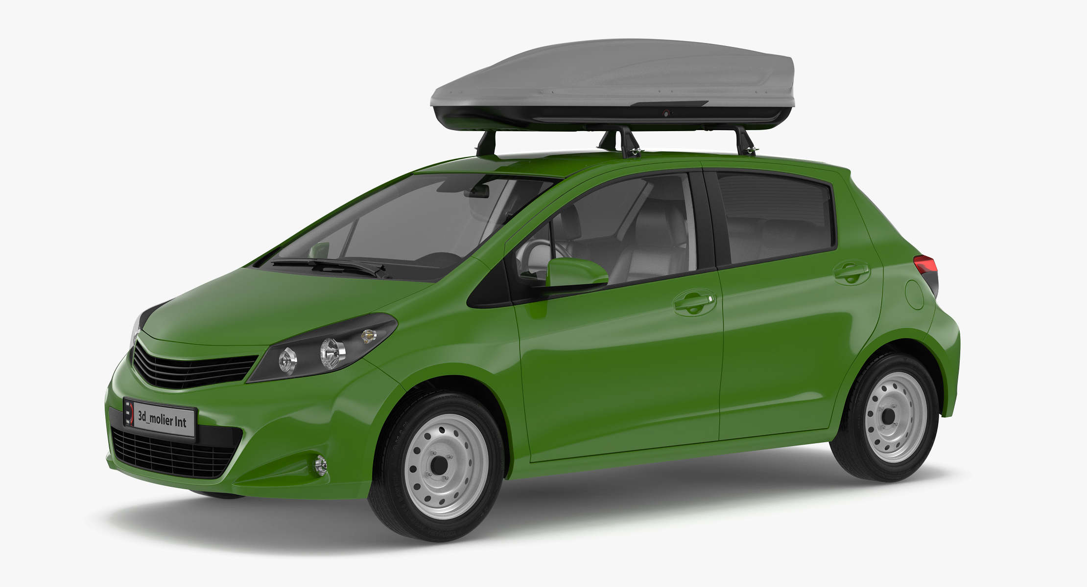 3D hatchback roofbox generic model - TurboSquid 1296457