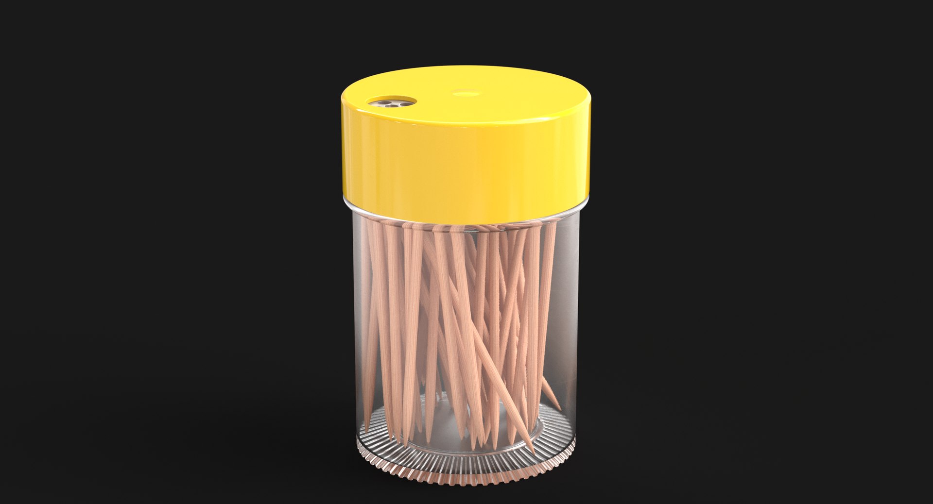 3D model realistic toothpick dispenser - TurboSquid 1399980