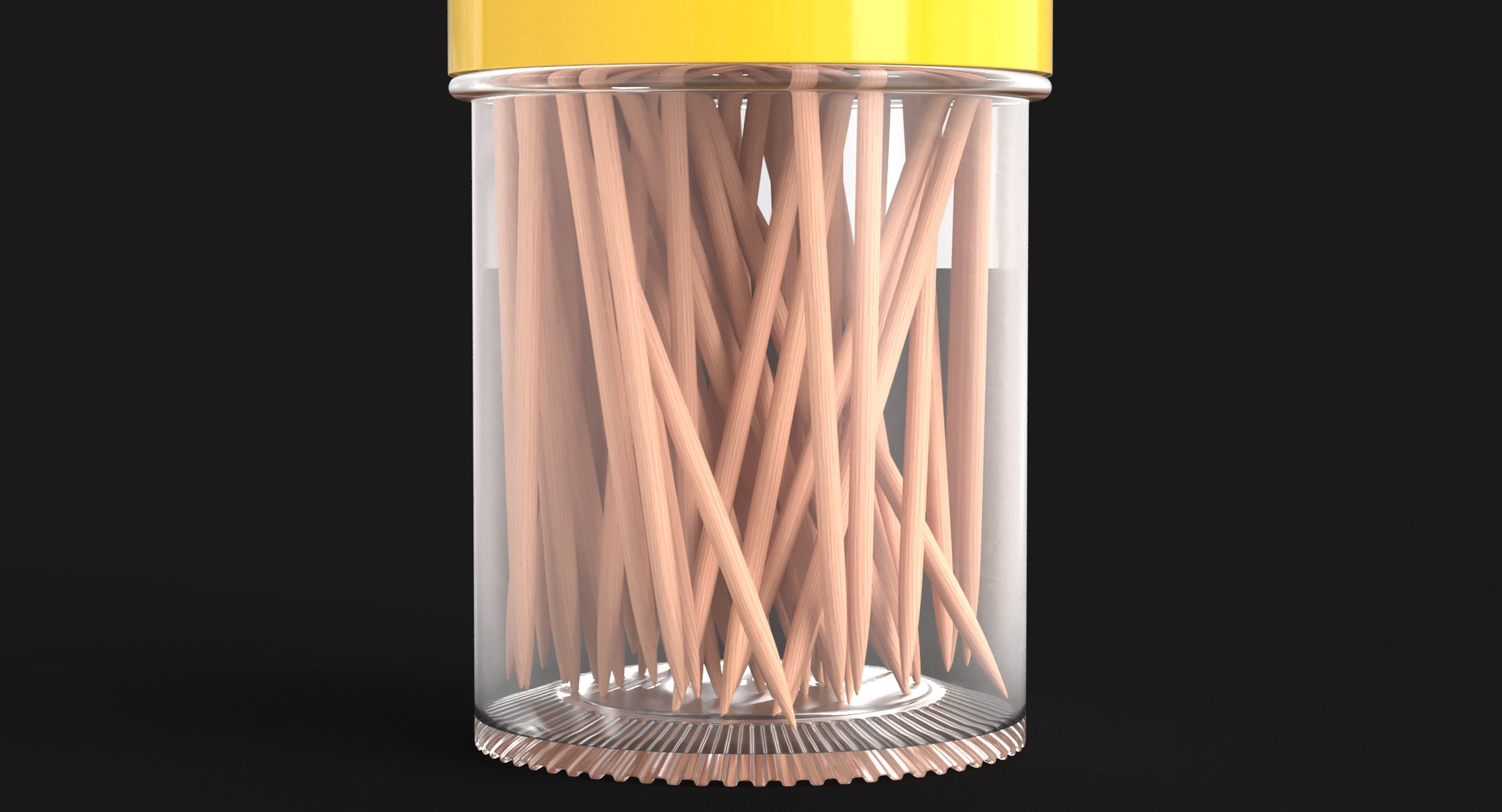 3D model realistic toothpick dispenser - TurboSquid 1399980