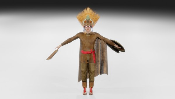 逼真的原始人角色 3D 模型3D模型 - TurboSquid 2167442