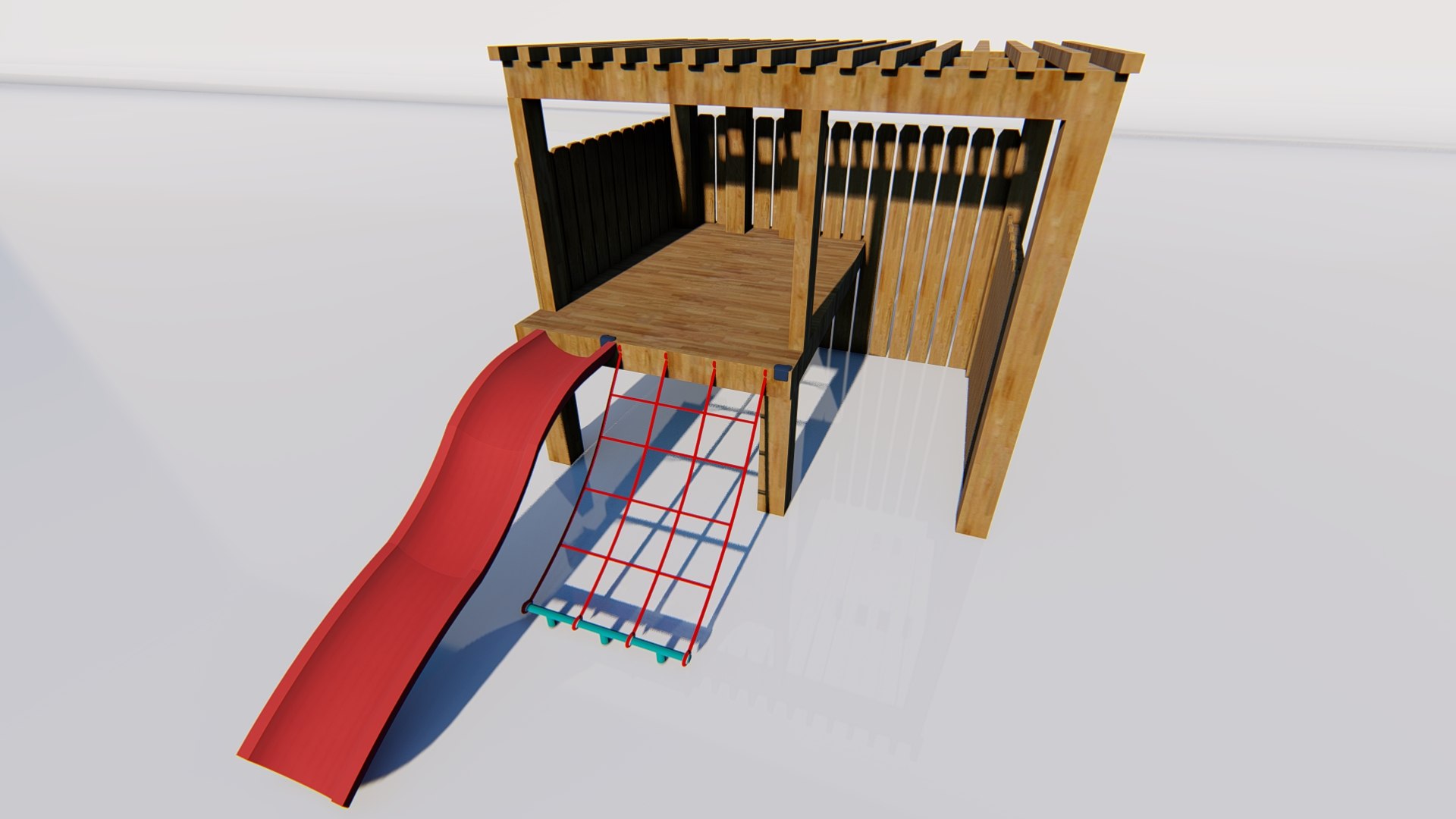 3D Playground Slide Model - TurboSquid 2008631