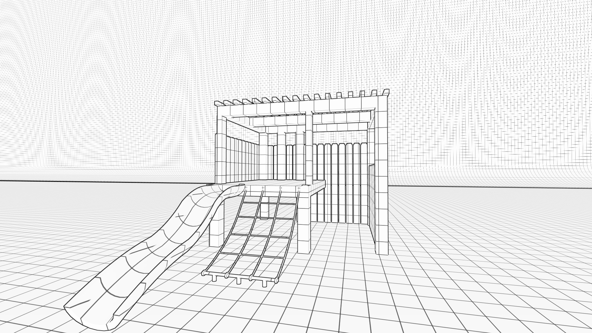 3D Playground Slide Model - TurboSquid 2008631
