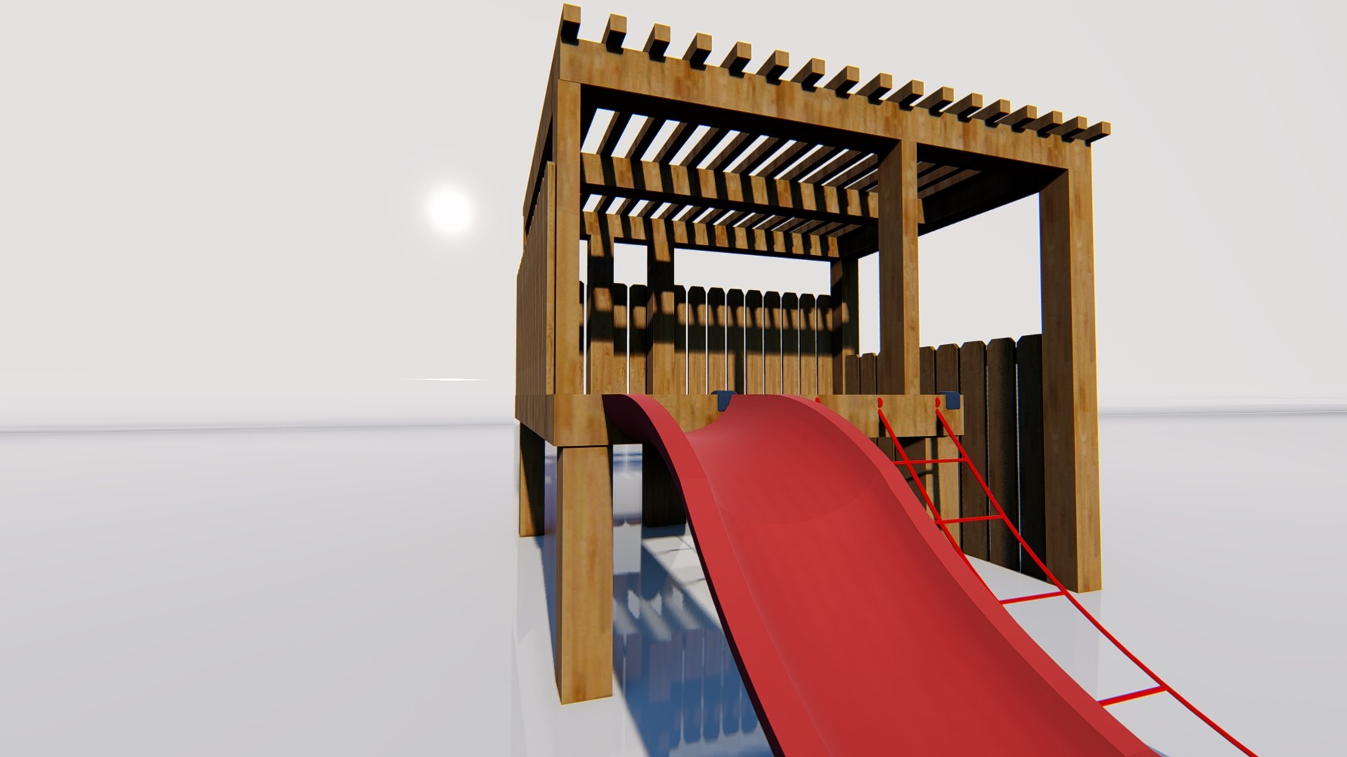 3D Playground Slide Model - TurboSquid 2008631