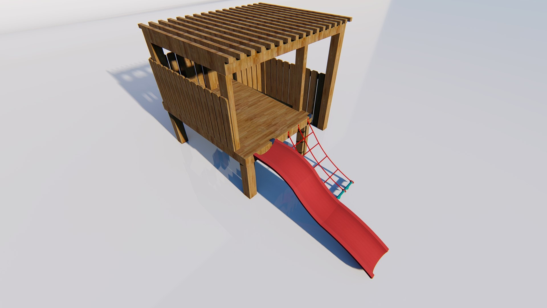 3D Playground Slide Model - TurboSquid 2008631
