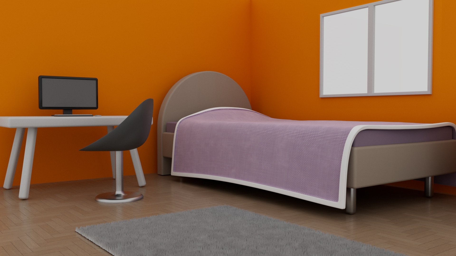 Basic Room Model 3D - TurboSquid 2010747