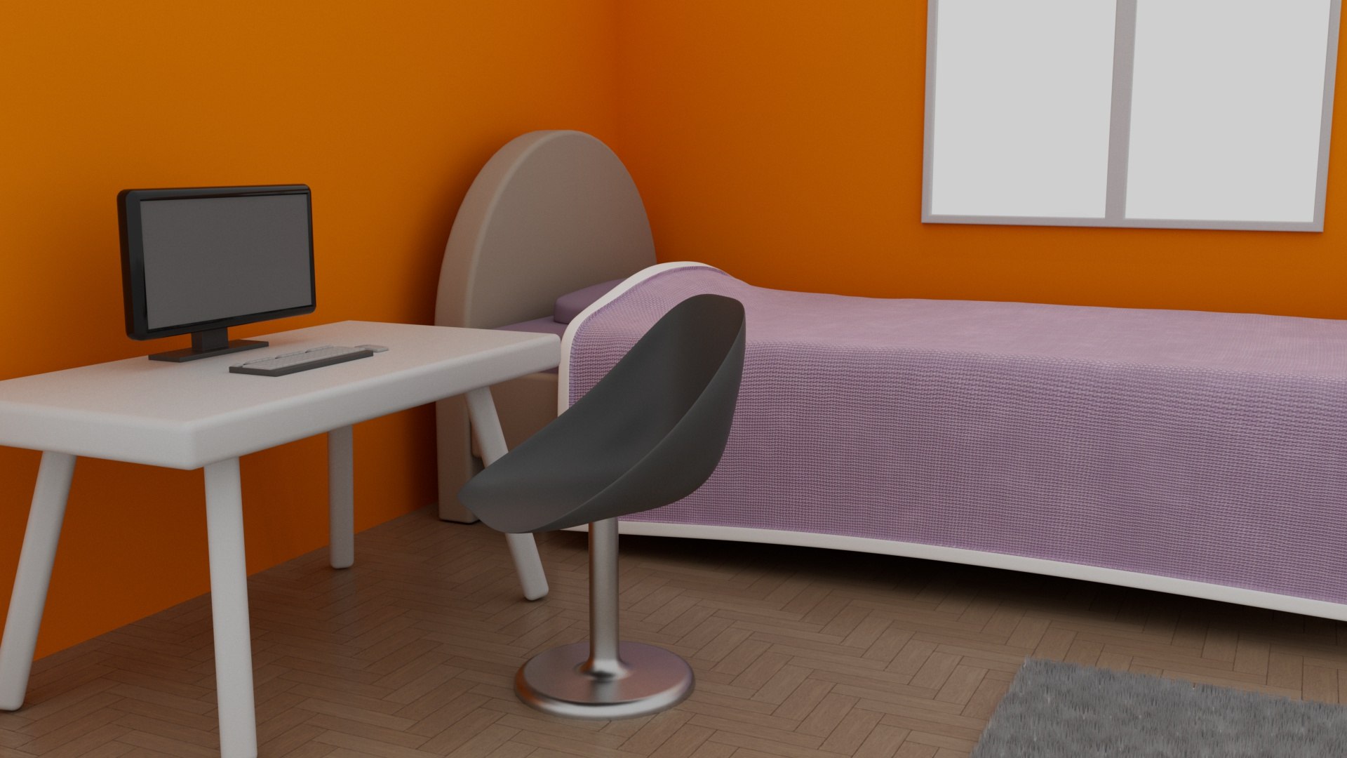 Basic Room Model 3D - TurboSquid 2010747