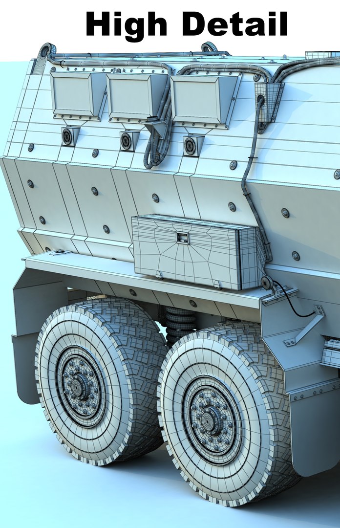 Caiman Mrap Vehicle 3d Model