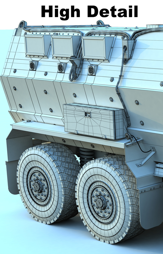 caiman mrap vehicle 3d model