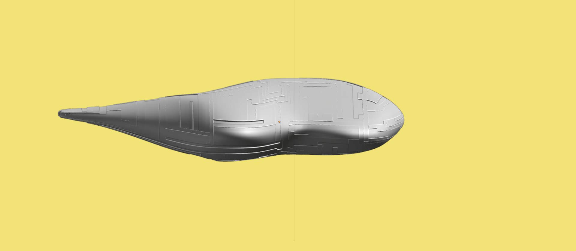 Asimetric Spaceship 3D Model - TurboSquid 2211718
