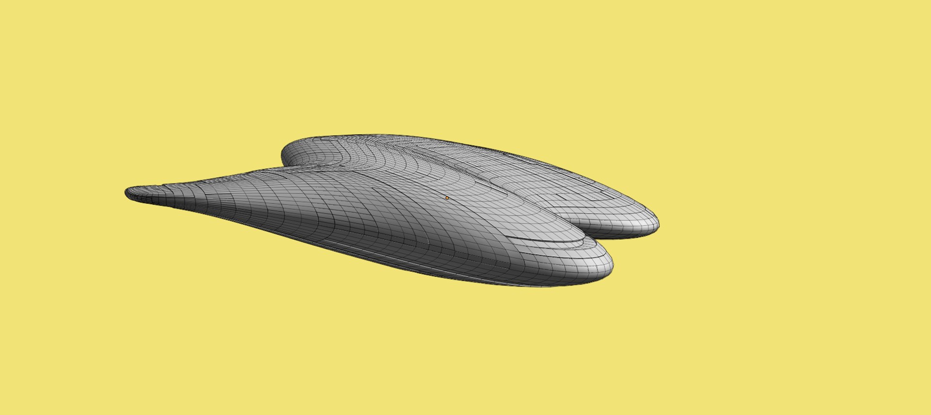 Asimetric Spaceship 3D Model - TurboSquid 2211718
