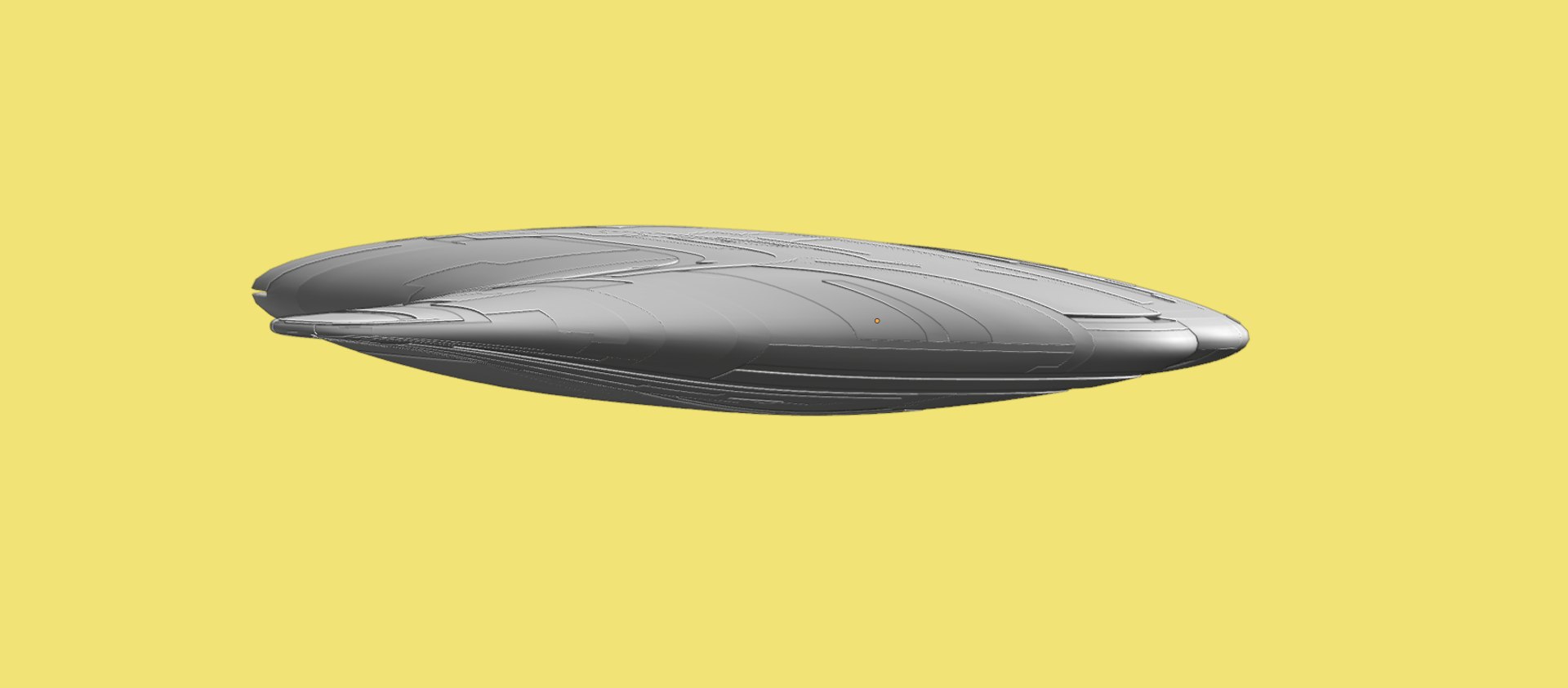 Asimetric Spaceship 3D Model - TurboSquid 2211718