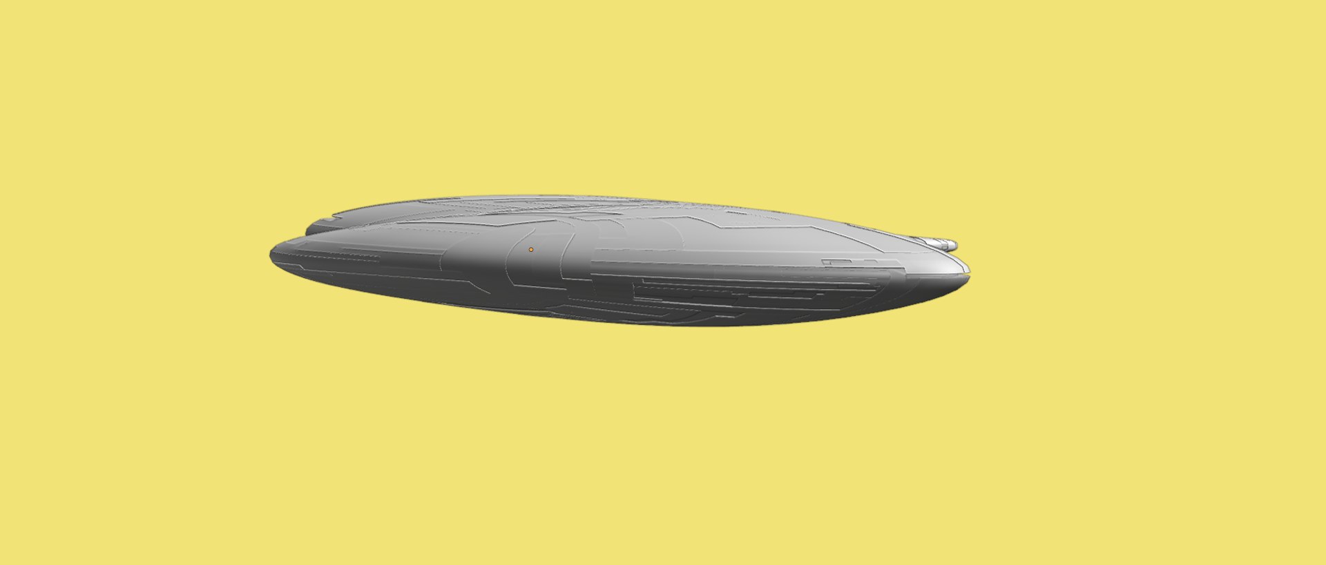 Asimetric Spaceship 3D Model - TurboSquid 2211718