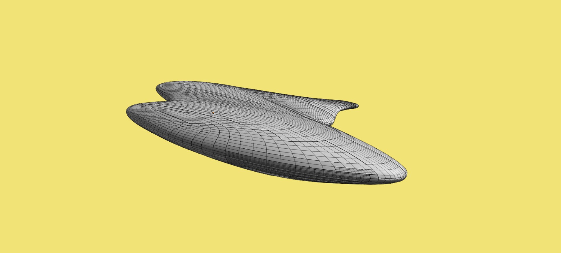 Asimetric Spaceship 3D Model - TurboSquid 2211718