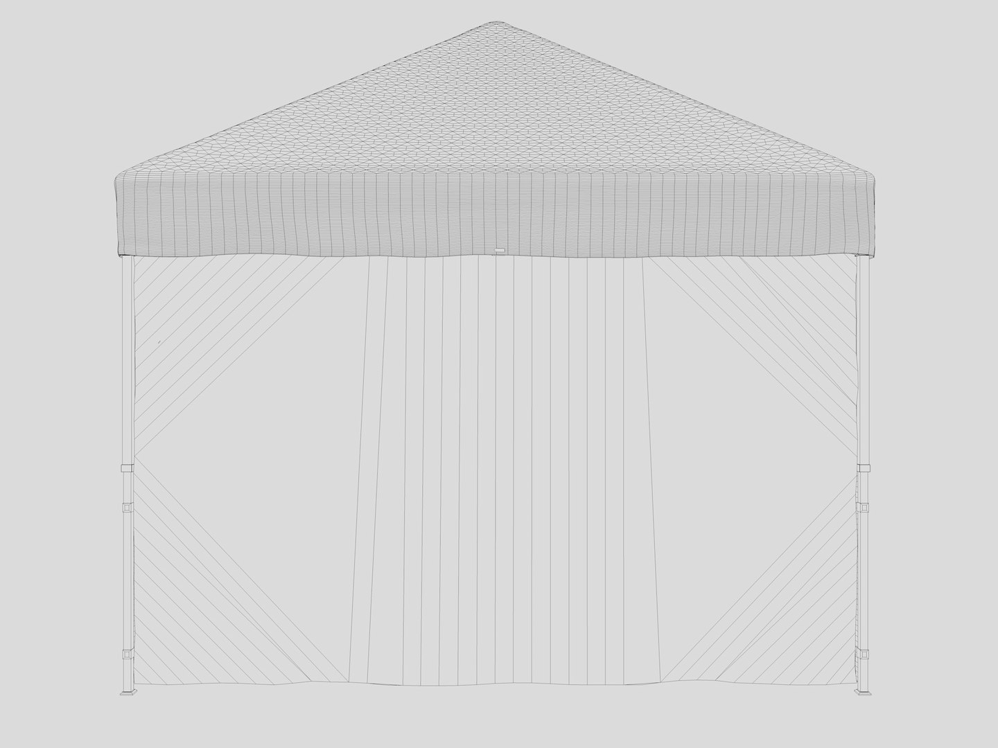 3D Model Event Tent 3 4x4 - TurboSquid 2217491
