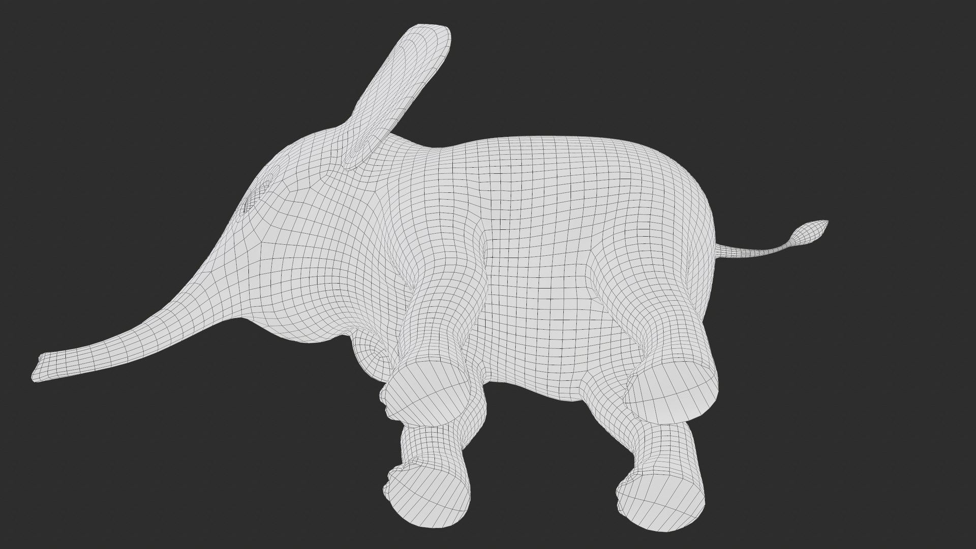 Cute Elephant Cartoon Character 3D Model - TurboSquid 2031940