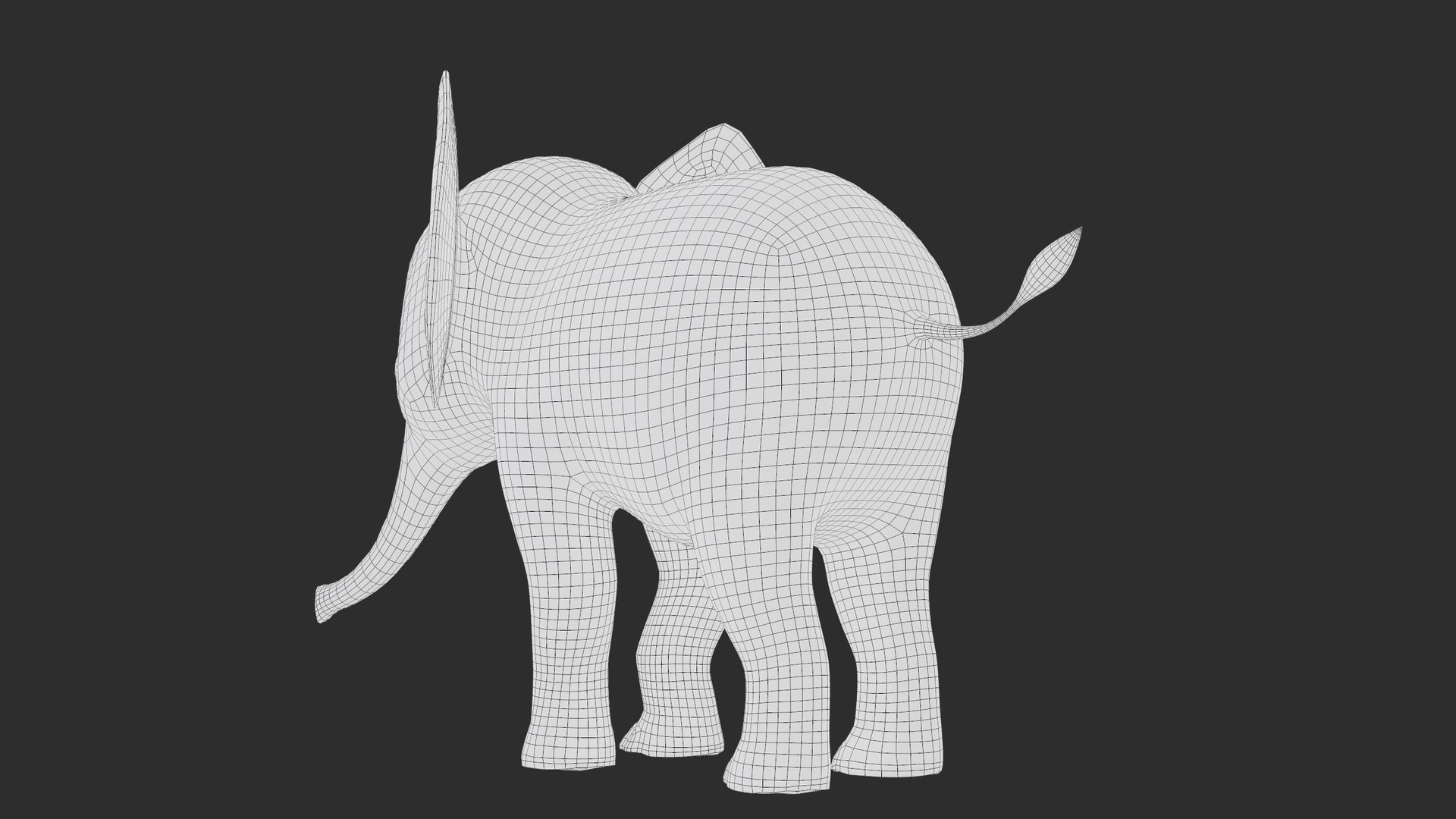 Cute Elephant Cartoon Character 3D Model - TurboSquid 2031940