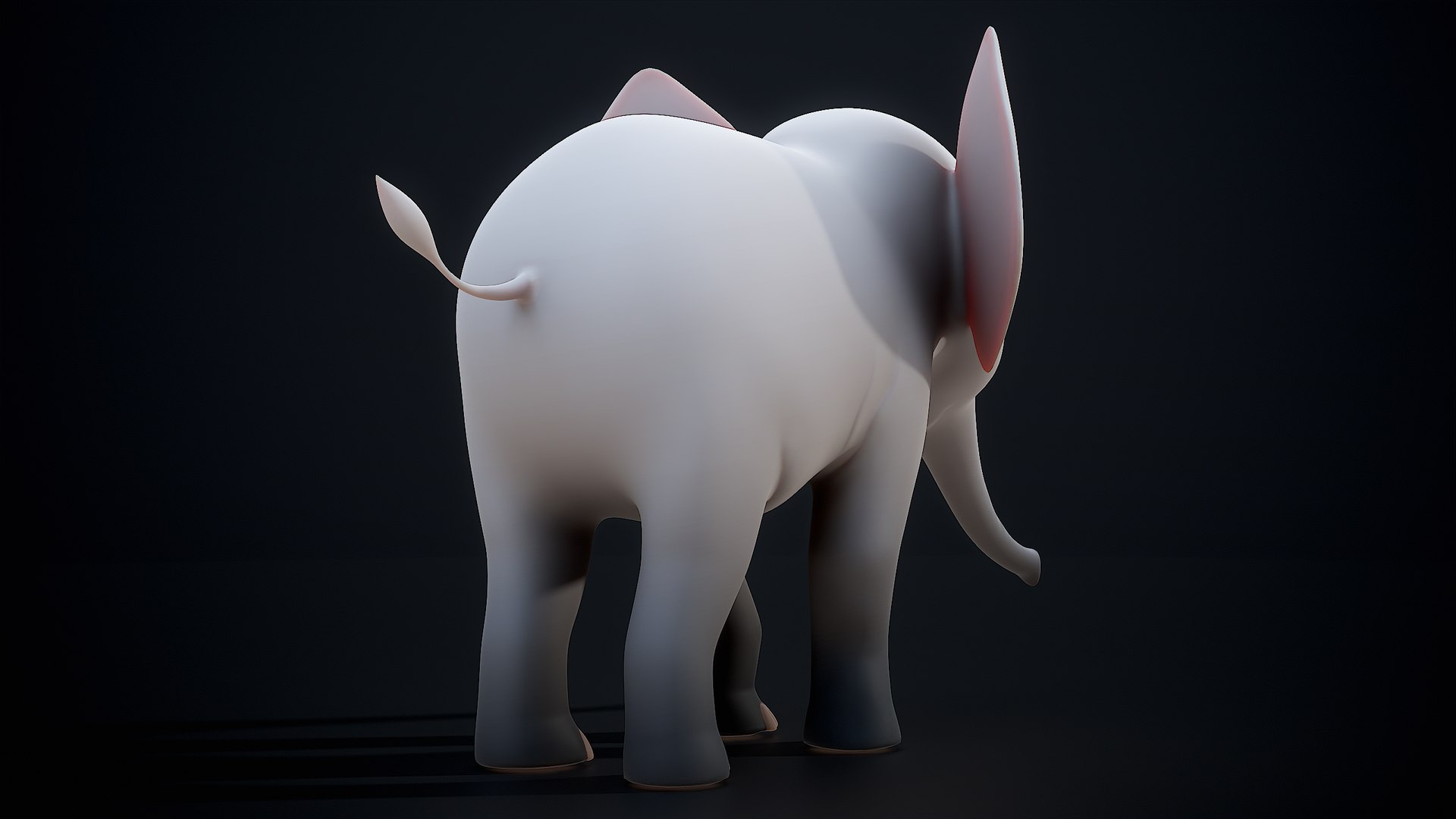 Cute Elephant Cartoon Character 3D Model - TurboSquid 2031940