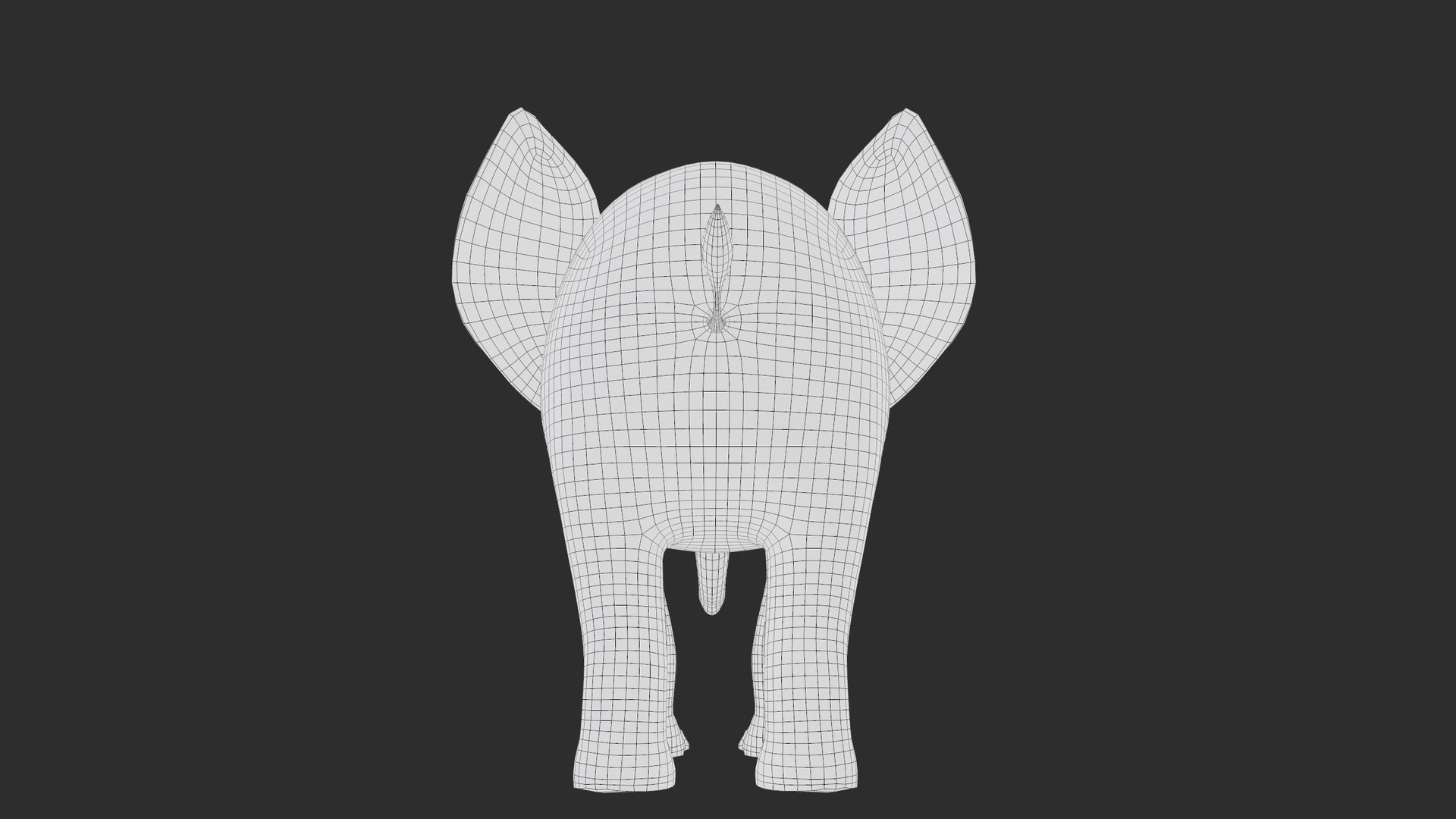 Cute Elephant Cartoon Character 3D Model - TurboSquid 2031940