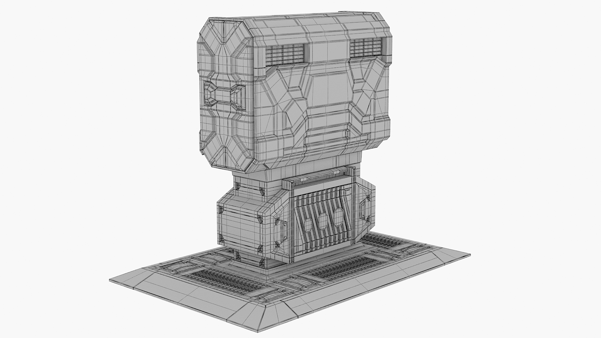 Building kitbashing asset 3D model - TurboSquid 1431769