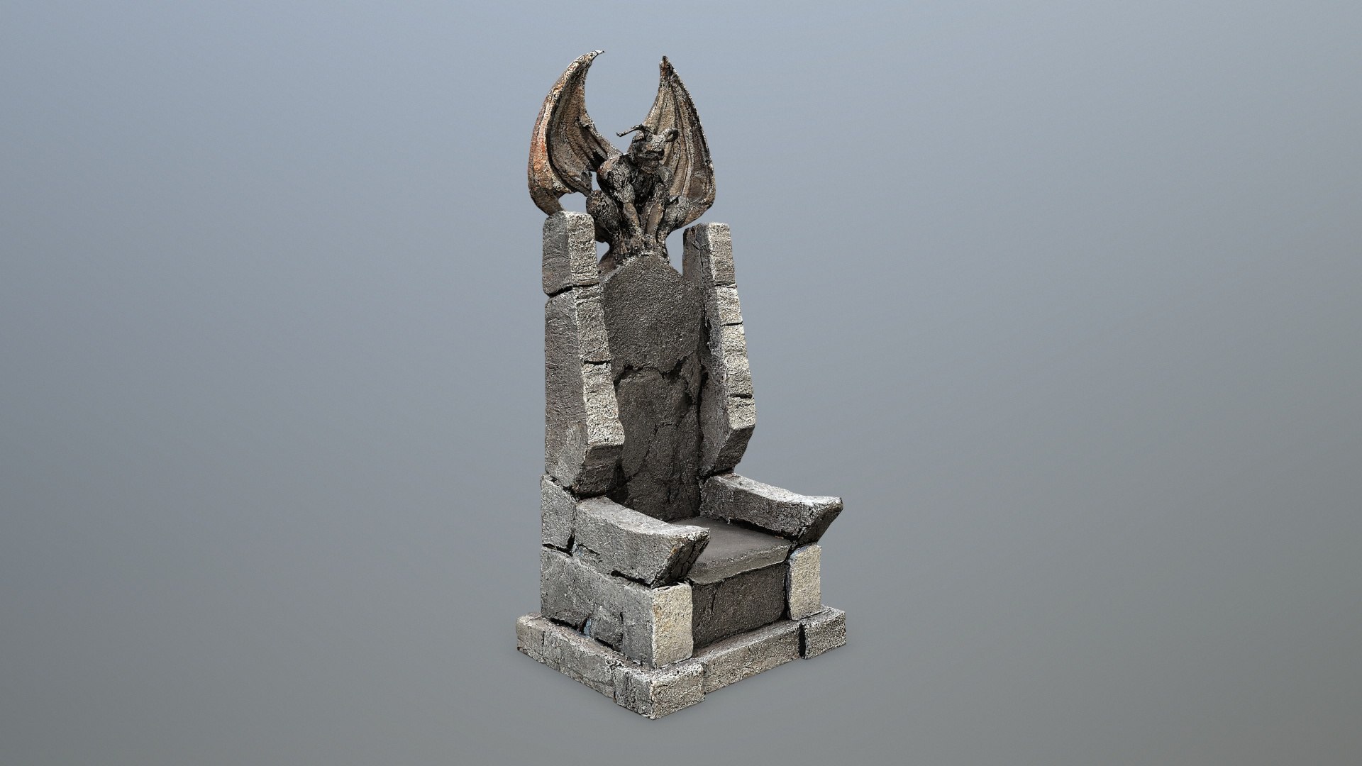 Devil Stone Throne 4 3D Model - TurboSquid 2268831