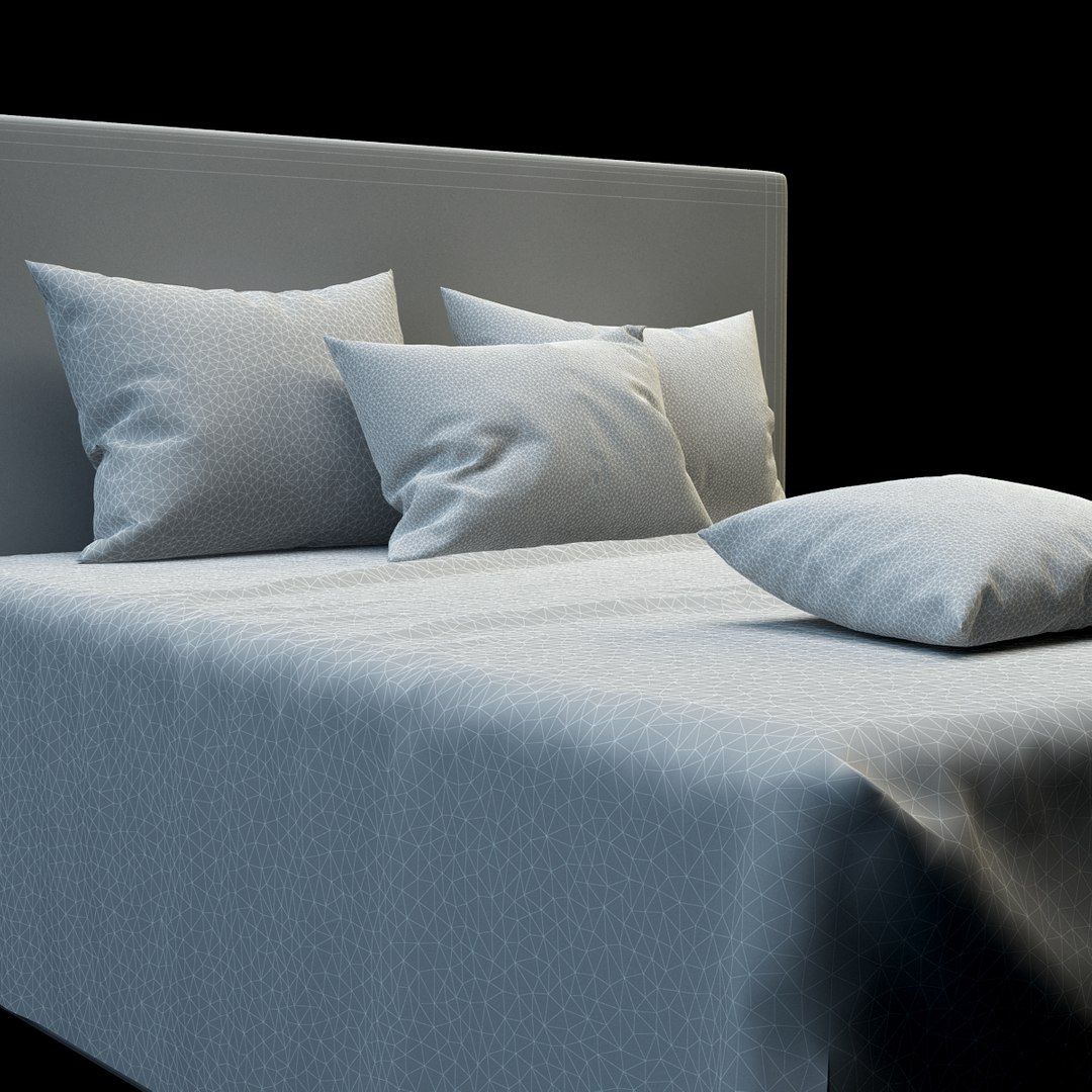 3d model bed cloth
