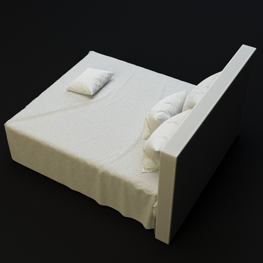 3d model bed cloth