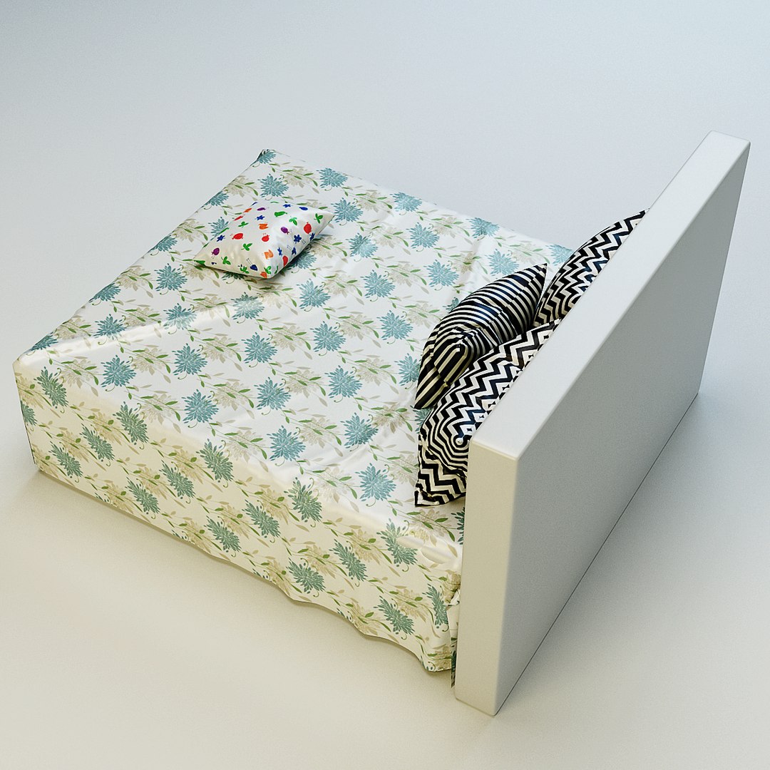 3d model bed cloth